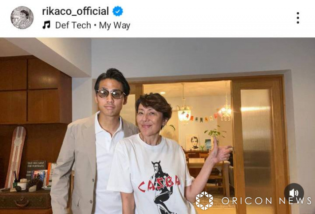 RIKACO、甥と“顔出し”「かっこえぇ～ 一瞬魔裟斗さんかと」「イケメン」と反響 | 千葉日報オンライン